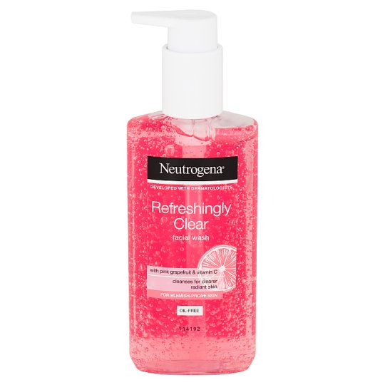 Neutrogena Refreshingly Clear Pink Grapefruit Facial Wash - Luvia ...