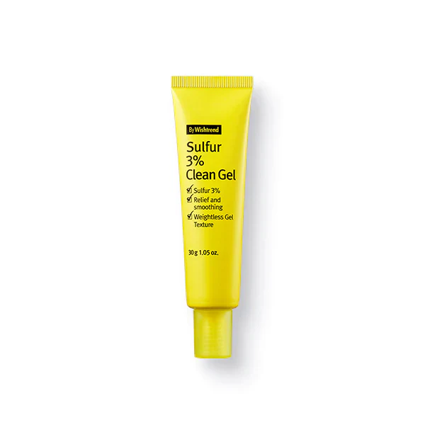By wishtrend Sulfur 3% 30G Clean Gel Cream - Luvia Beauty - 0794815853