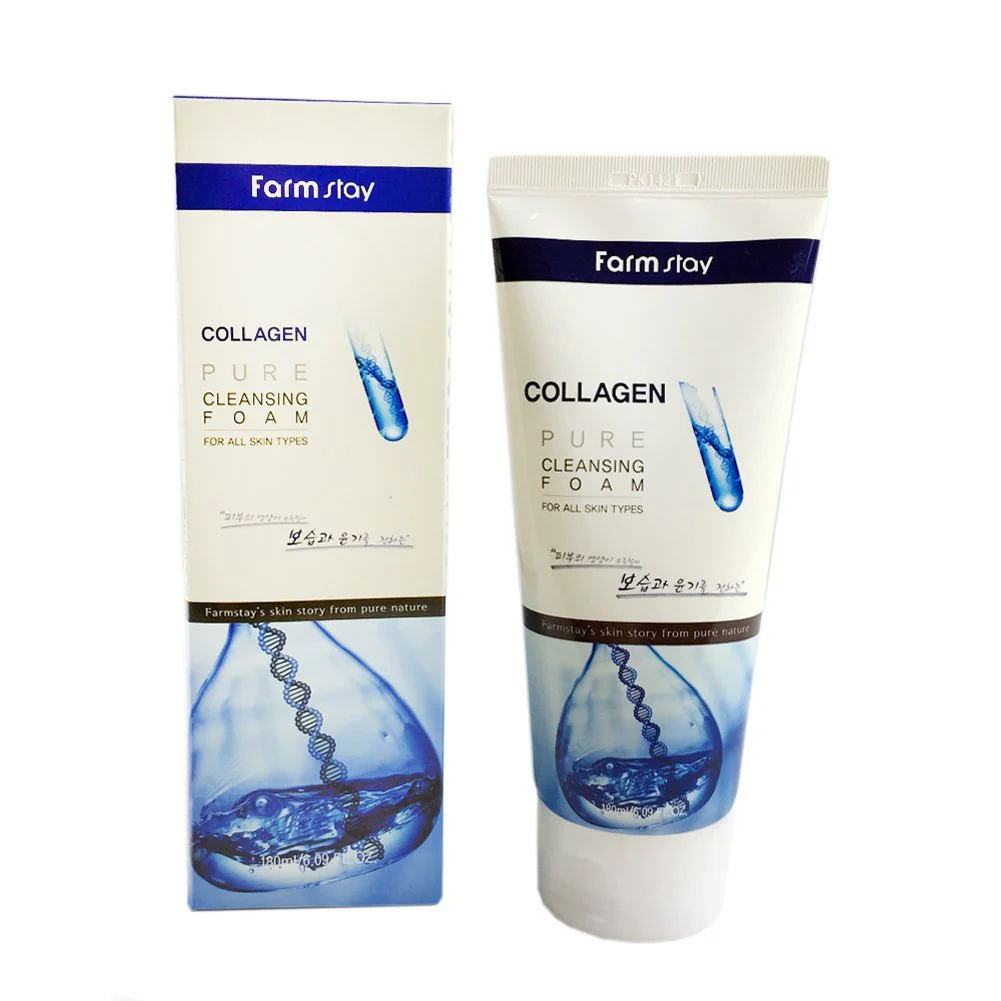 Farm stay Pure 180ml Cleansing Foam - Luvia Beauty - 0794815853