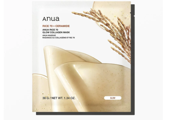 Anua Rice 70 Glow Collagen Mask - Luvia Beauty - 0794815853